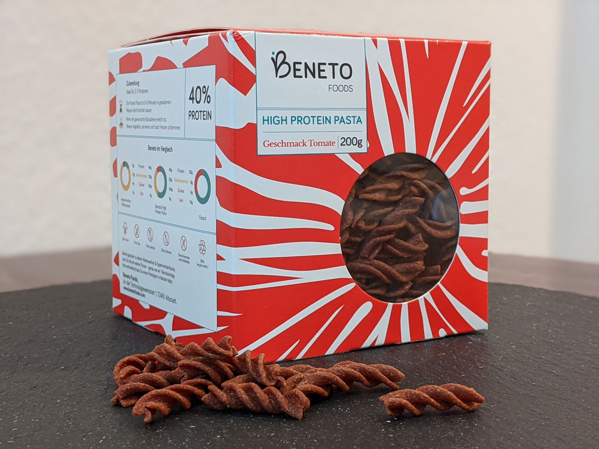 Insekten-Nudeln: Beneto Foods mit Low-Carb-Pasta aus Grillenmehl ...